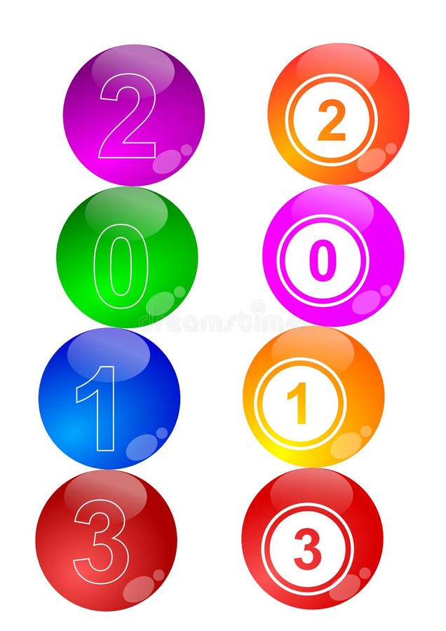 New Year 2013 stock illustration. Illustration of number - 27417597
