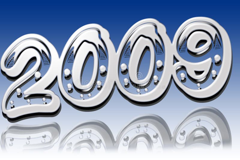 Success in New Year 2009 stock vector. Illustration of growth - 6862816