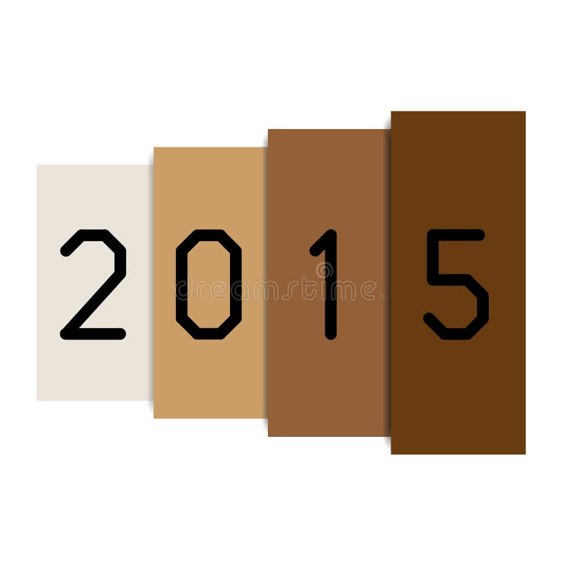 New Year 2015 Abstract Folder Style - Stock Stock Illustration ...