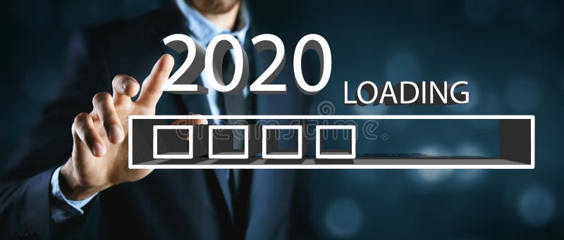 The Concept of a New 2020 Year Stock Image - Image of confident ...