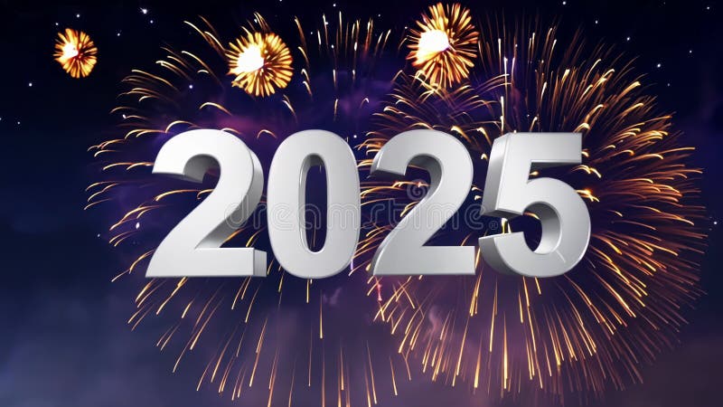 New Year Celebration: Experience a Visual Feast As Glowing Animated ...