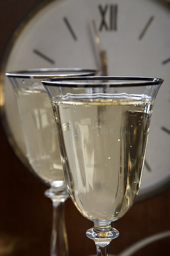 New year champagne stock image. Image of meeting, golden - 3686463