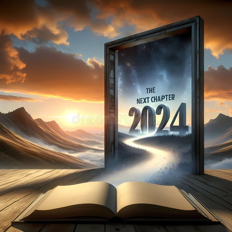 2024 new year chapter stock photo. Image of year, 2024 - 300086646