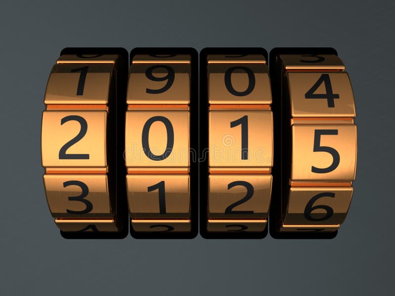 New year code stock illustration. Illustration of combination - 47028325