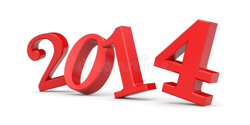 Year 2014 sign stock vector. Illustration of isolated - 33182965