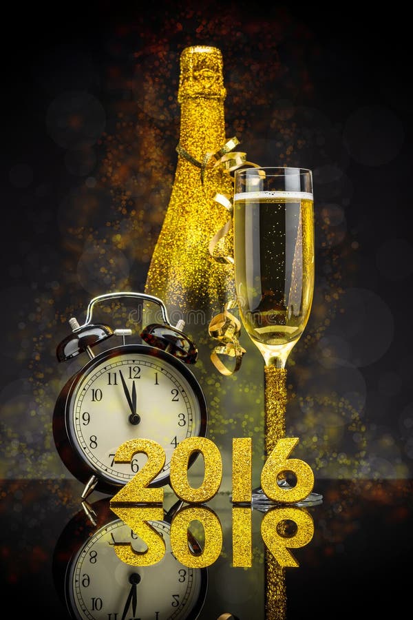 2016 New Years Eve stock image. Image of concept, flutes - 58103265