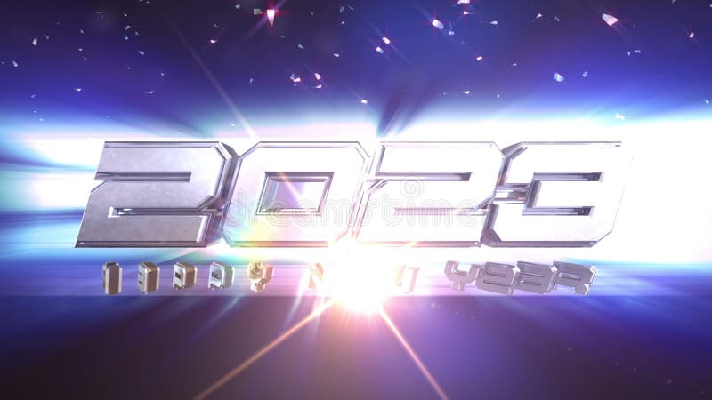 New Year 2023 Countdown Animation Stock Video - Video of clock ...