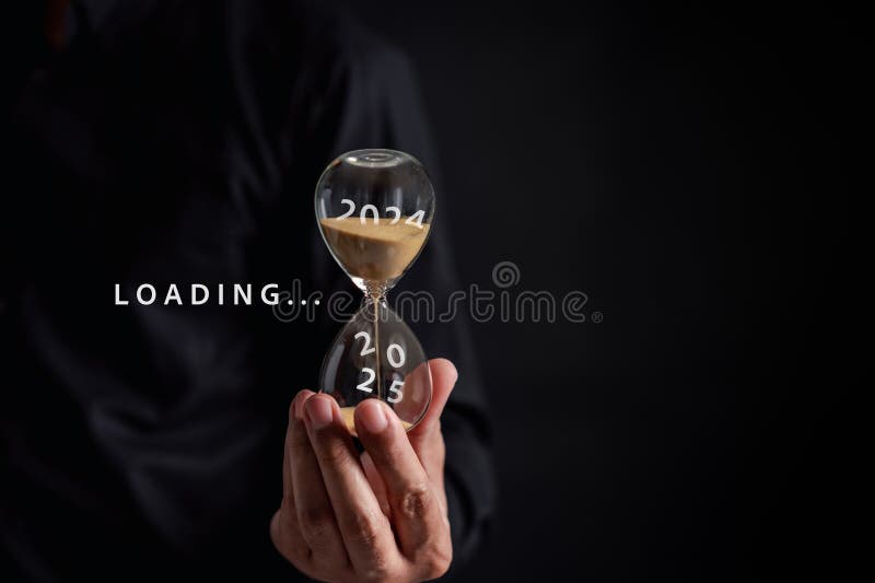 New Year 2025 Countdown Concept. Merry Christmas and Happy New Year ...