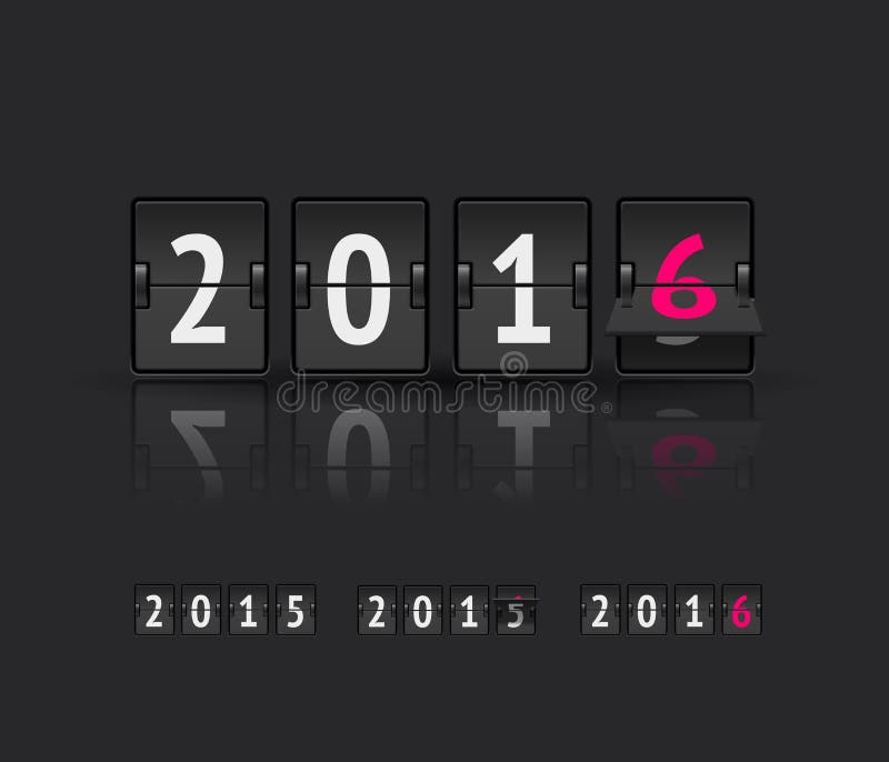 New year countdown stock vector. Illustration of poster - 61993235