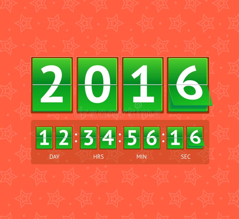 New Year Countdown. Vector stock vector. Illustration of greeting ...