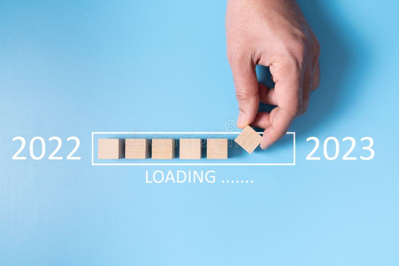 New Year 2023 Counting Down Stock Image - Image of hand, beginnings ...