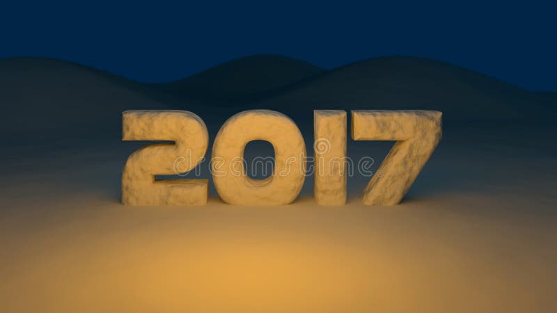 2017 new year stock illustration. Illustration of freeze - 80398648