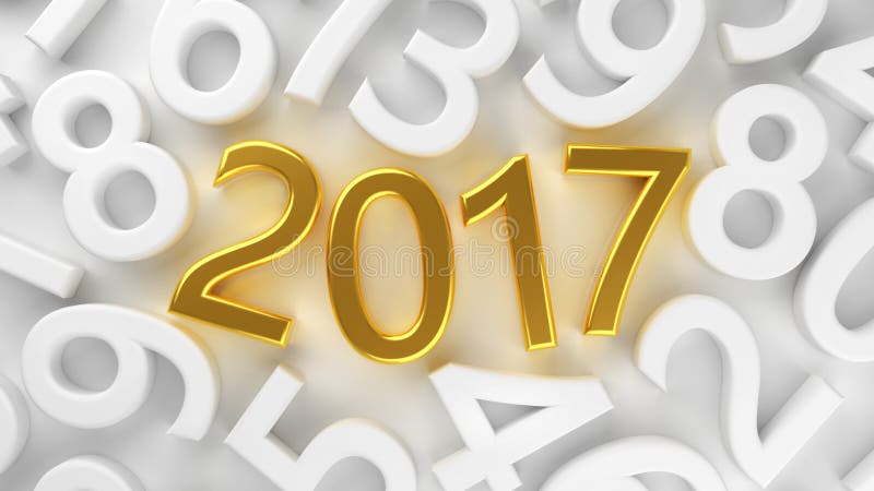 2017 new year stock illustration. Illustration of christmas - 80398766