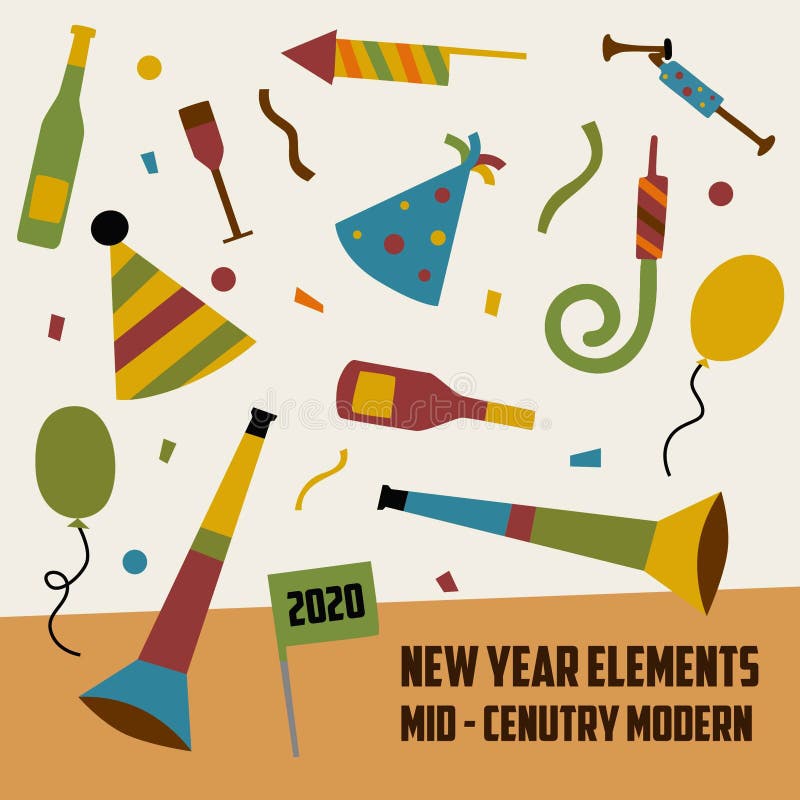 Mid Century Calendar Stock Illustrations – 44 Mid Century Calendar ...