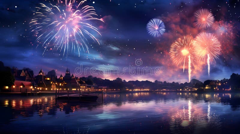 New Year Fireworks Countdown Images To Celebrate the New Year, View of ...