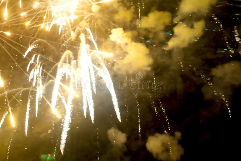 New Year S Fireworks Inside View Of Fireworks Colorful Flashes Stock Image Image Of Festival