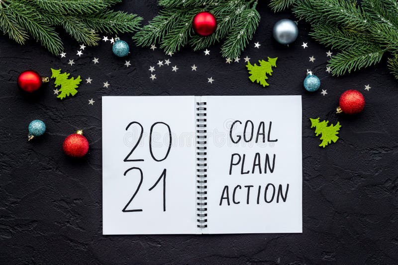 New Year Goals Plan - Inspirational and Motivating Concept Stock Image ...