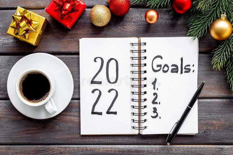 New Year Goals Plan - Inspirational and Motivating Concept Stock Image ...
