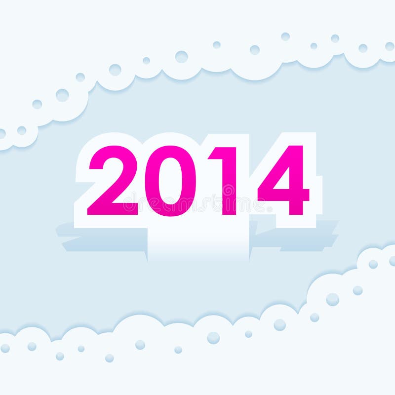 New Year 2014 Icon Card Christmas Stock Vector - Illustration of gift ...