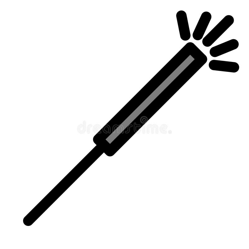 New Year Icon Symbol- Firelight Icon Stock Vector - Illustration of ...