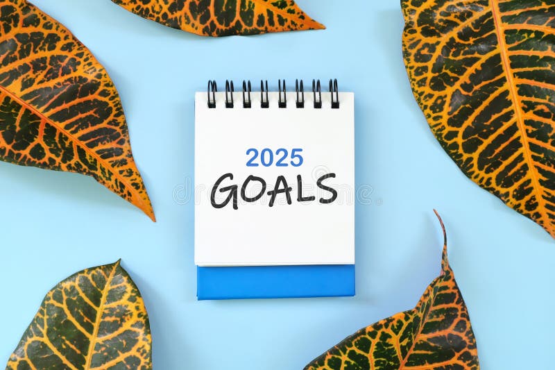 New Year 2025 Life Goal, Resolution and Priorities Concept. Flat Lay ...