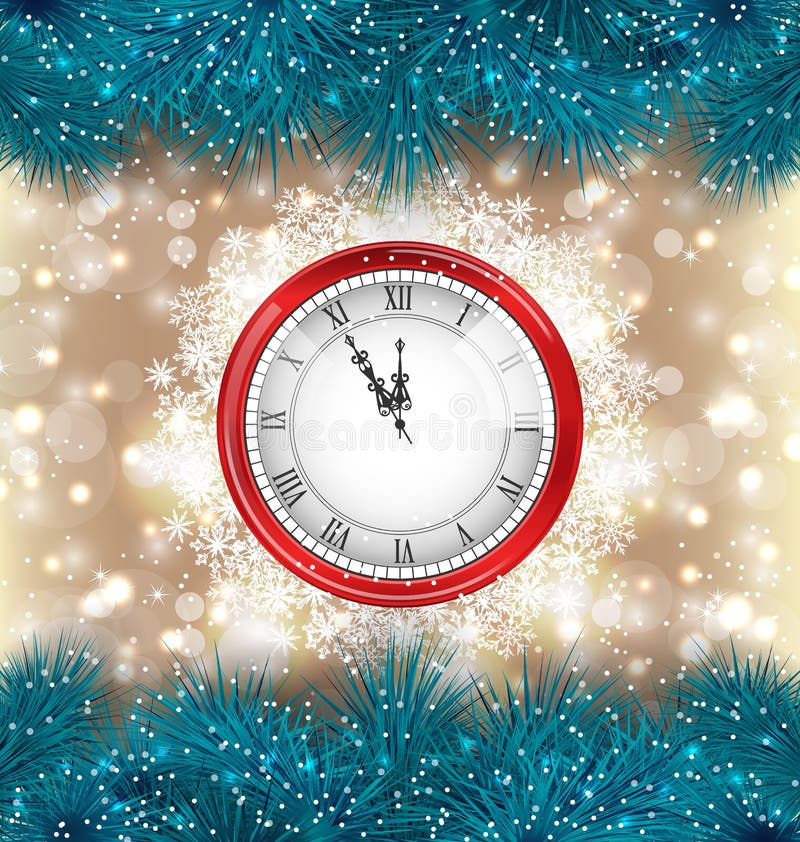 Clock Midnight Vector Stock Illustrations – 4,496 Clock Midnight Vector ...
