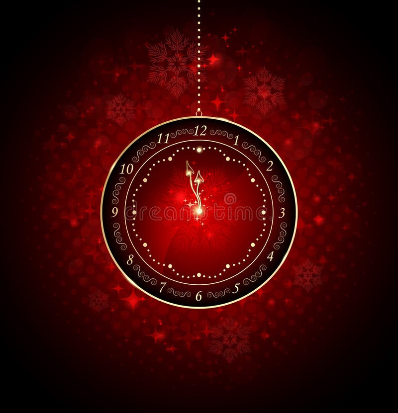 New Year - midnight stock vector. Illustration of shape - 41557332