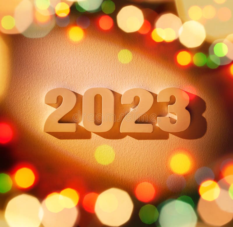New Year 2023 stock image. Image of symbol, sign, number - 263239229