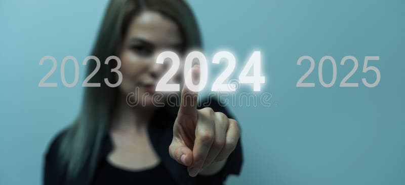 New Year Number 2023, 2024, 2025 on Stepping Stock Photo - Image of ...