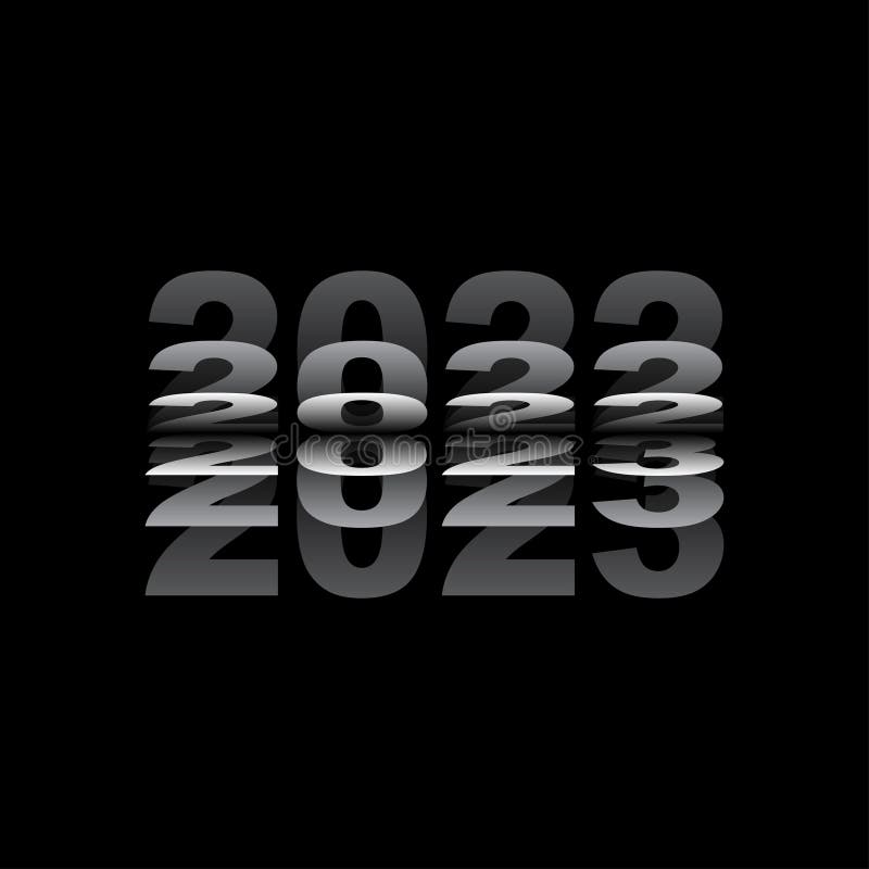 New Year Numbers Background Stock Vector - Illustration of page, number ...