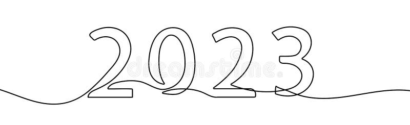 One Line Drawing 2023 Stock Illustrations – 252 One Line Drawing 2023 ...