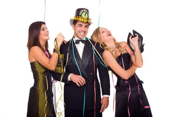 New year party stock photo. Image of couple, event, tuxedo - 7446608