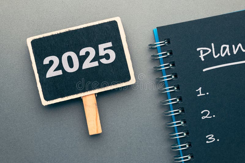2025 new year plan stock photo. Image of success, word - 341280048