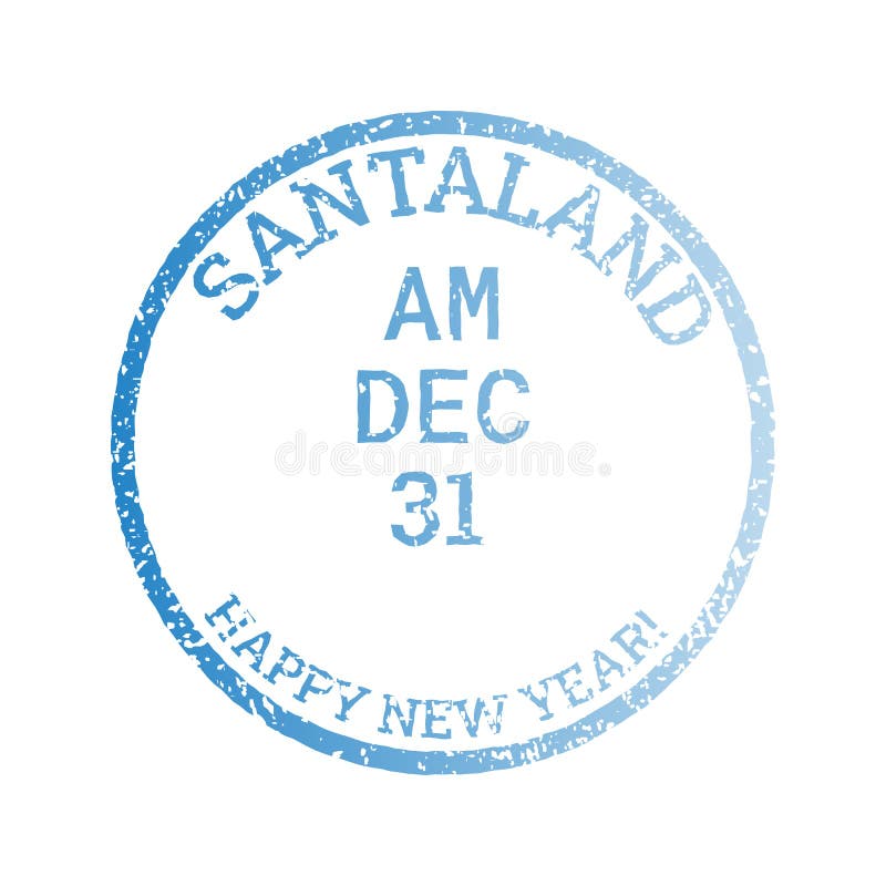 New Year Postal Stamp of Cancellation of Envelopes - 31 Dec , Vector ...
