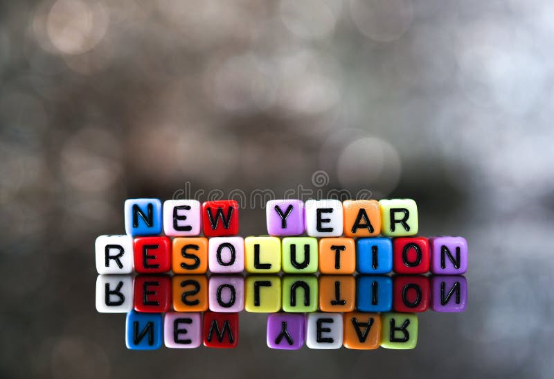 New Year Resolution stock photo. Image of financial, idea - 81813932