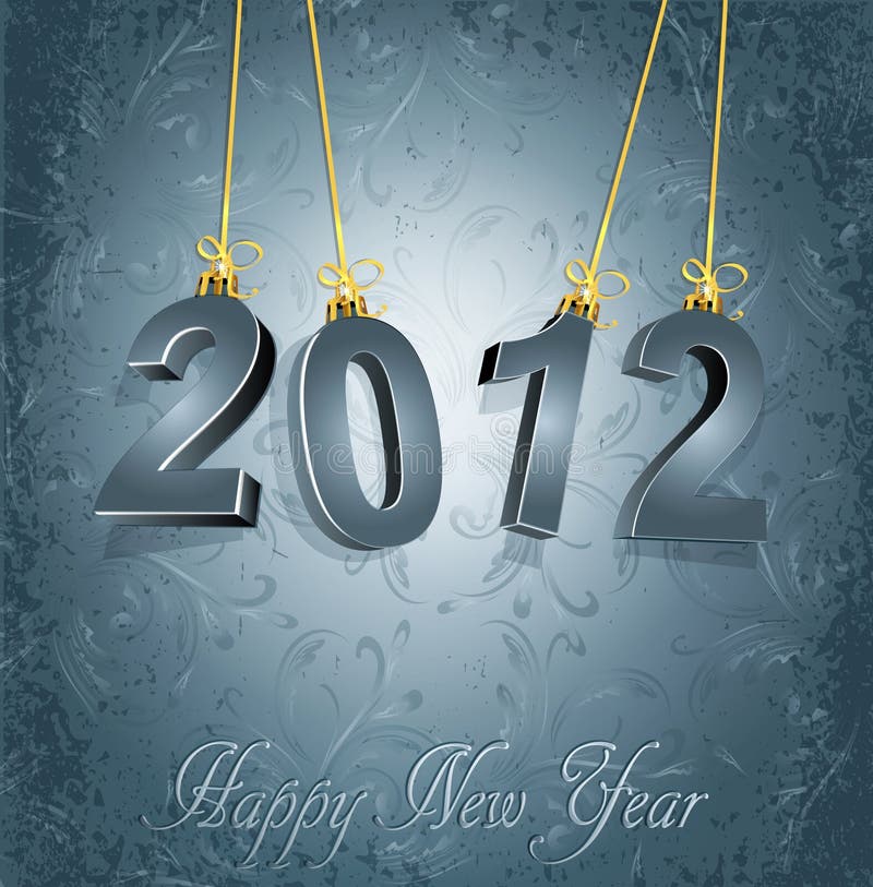 Numbers 2012, vector stock vector. Illustration of numeral - 22721786