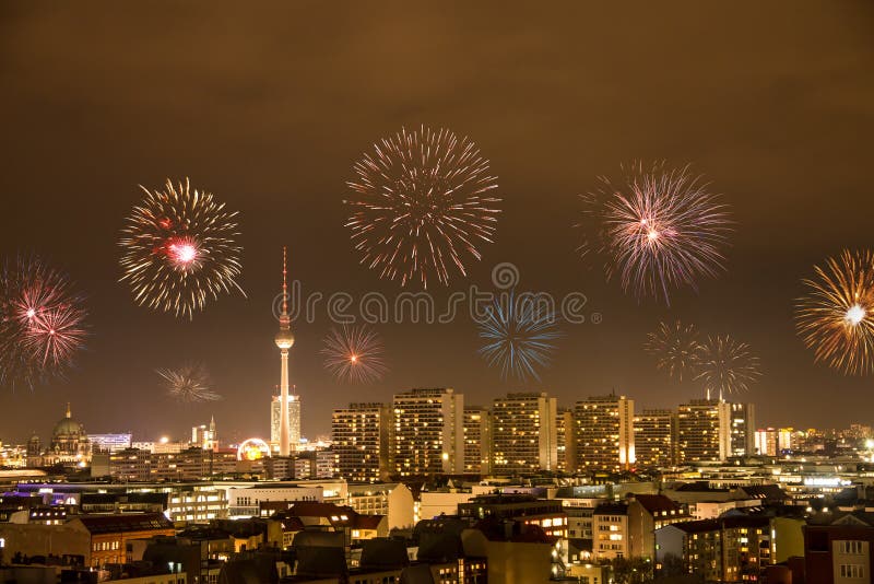New year s eve in berlin stock photo. Image of happy - 34836864