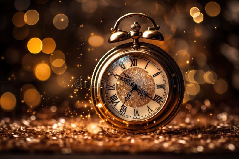 New Year S Eve Countdown. Generative AI Stock Illustration ...