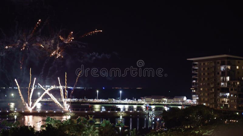 2024 New Year S Eve Fireworks Display at the Darwin Waterfront Stock ...