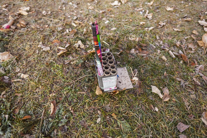 New Year`s firecrackers stock photo. Image of explosion - 202359210