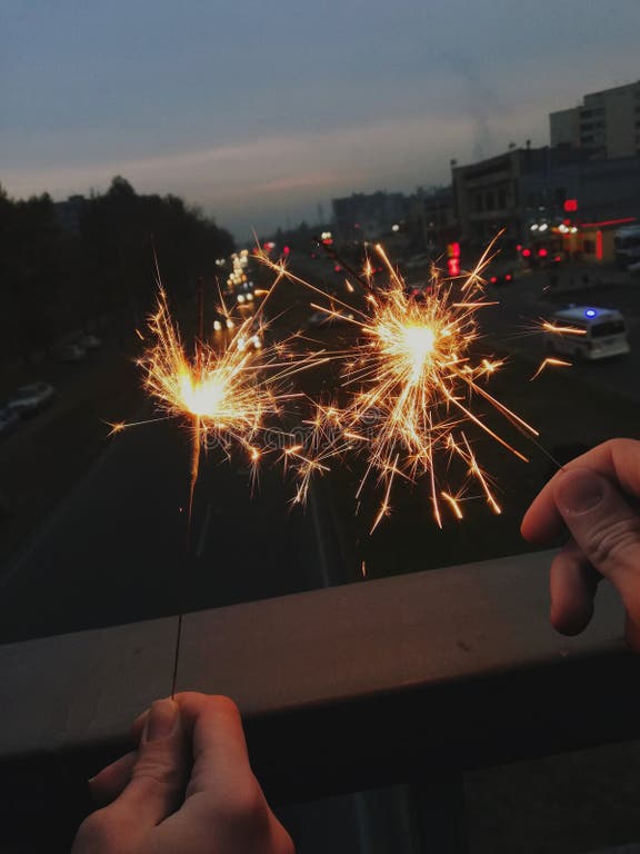 New Year& X27;s Fireworks and Sky Stock Image - Image of family, worm ...