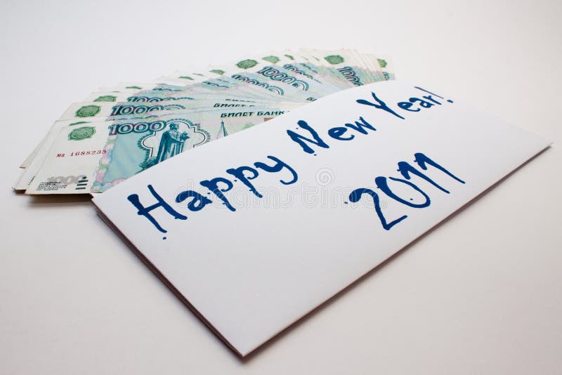 New Year s money stock image. Image of annual, christmas - 17198653