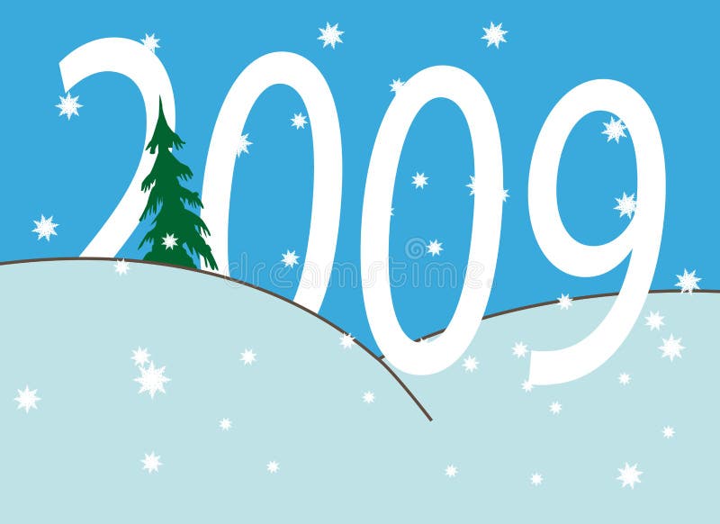 New Year s numbers stock illustration. Illustration of nine - 7389738