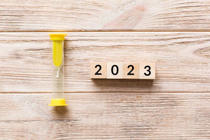 New Year 2023 Sand Timer. Resolution, Time, Plan, Goal, Motivation ...