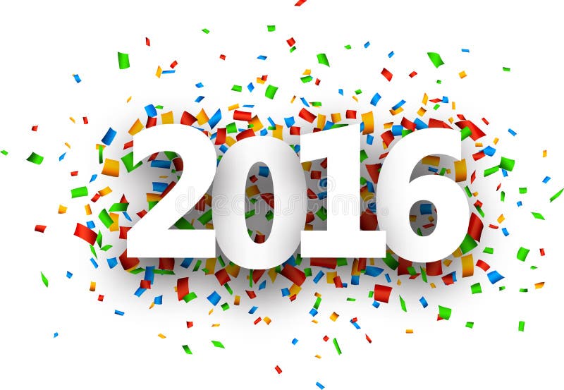 2016 New Year sign stock vector. Illustration of holiday - 61347066