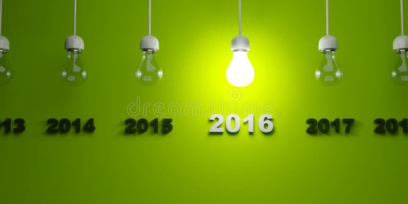 2016 New Year sign stock illustration. Illustration of holiday - 62296655