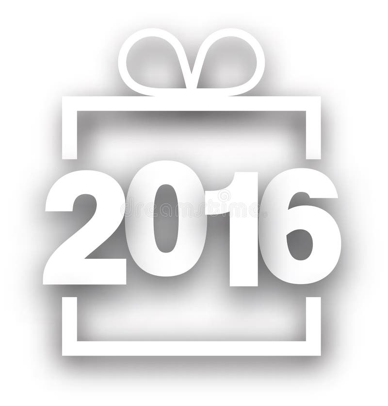 2016 New Year sign stock vector. Illustration of holiday - 63049327