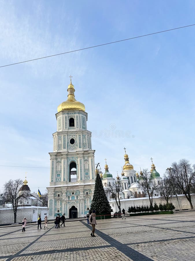 New Year on Sofia Square editorial stock photo. Image of holidays - 349200078