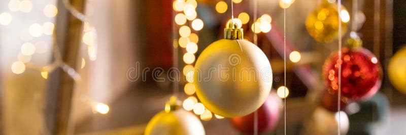 New Year Tree Art Installation Made with String Lights and Christmas ...