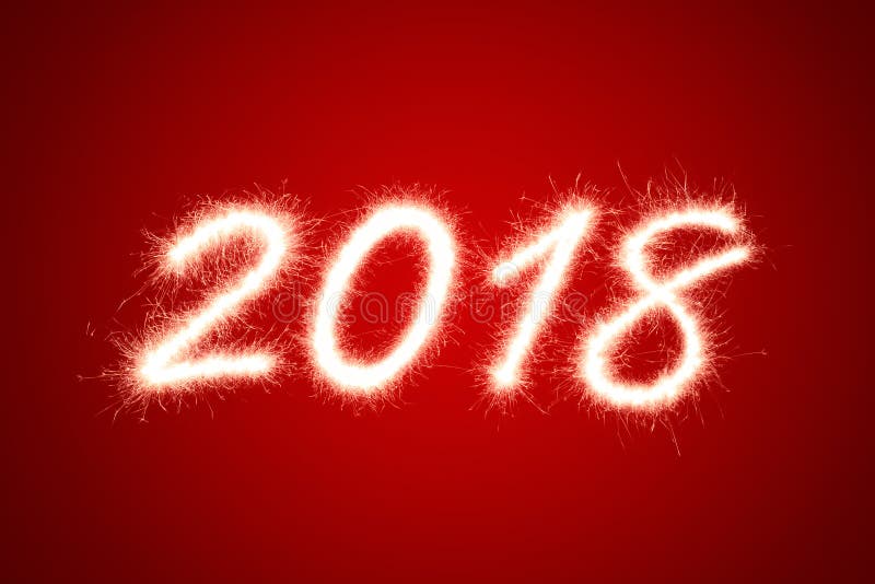 2018 new year stock image. Image of font, glowing, burning - 76863057